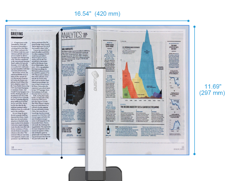 L140 Portable Book Scanner - JOYUSING